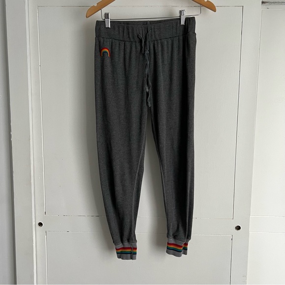 Aviator Nation | Pants & Jumpsuits | Aviator Nation Rainbow Waffle ...